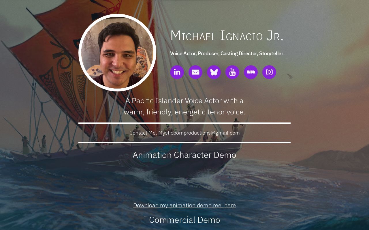 Michael Ignacio Jr. - Voice Actor